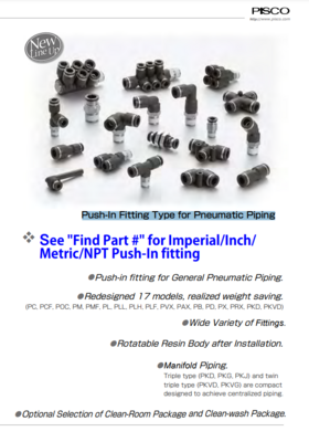 PISCO PUSH-IN FITTINGS CATALOG | The Pneumatic Store