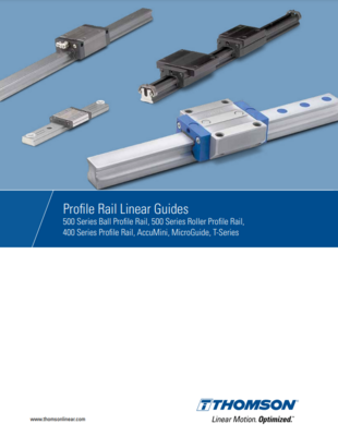 THOMSON PROFILE RAIL LINEAR GUIDES CATALOG | The Pneumatic Store
